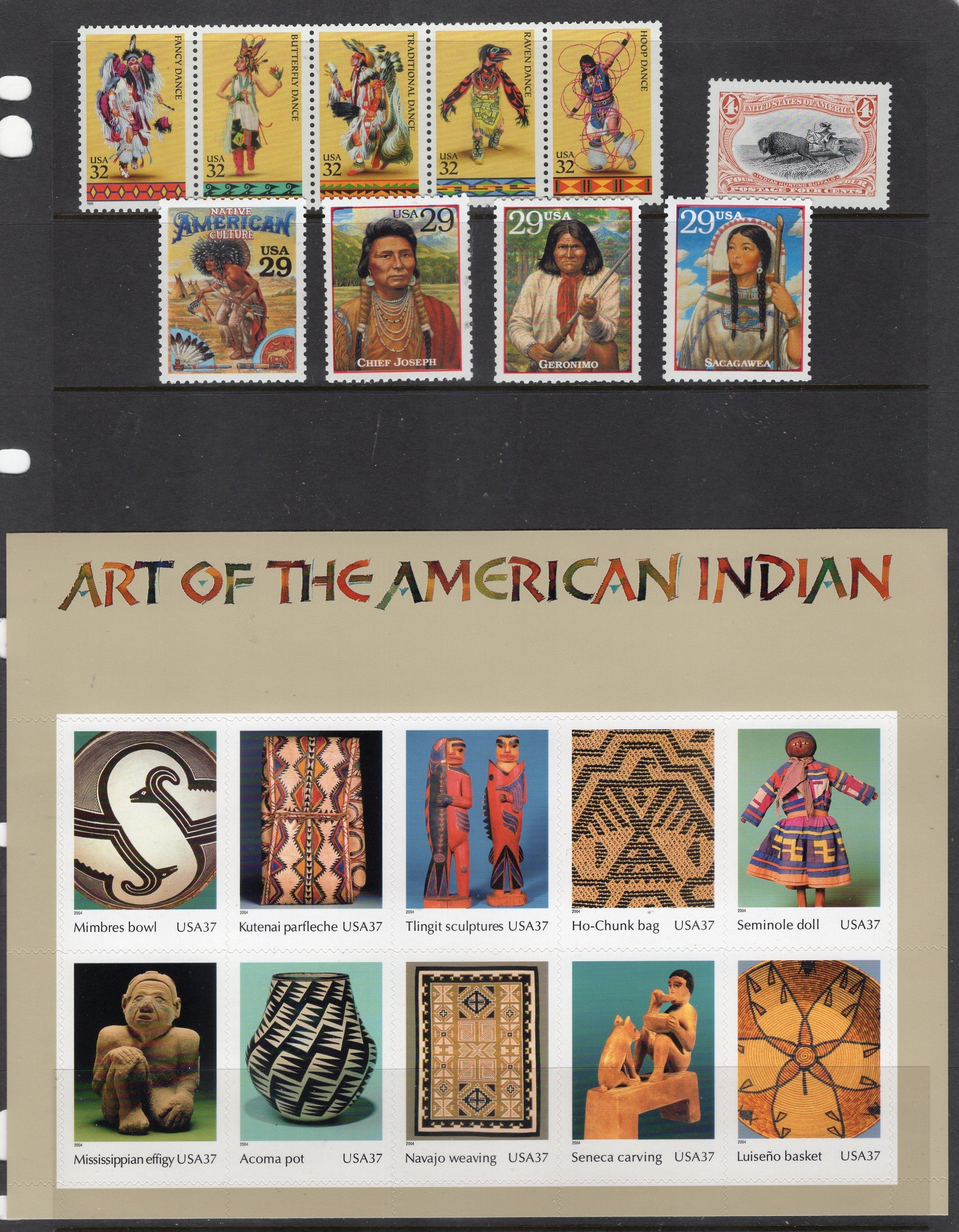 Native American Indians – Frank Geiger Sr Stamps of the World