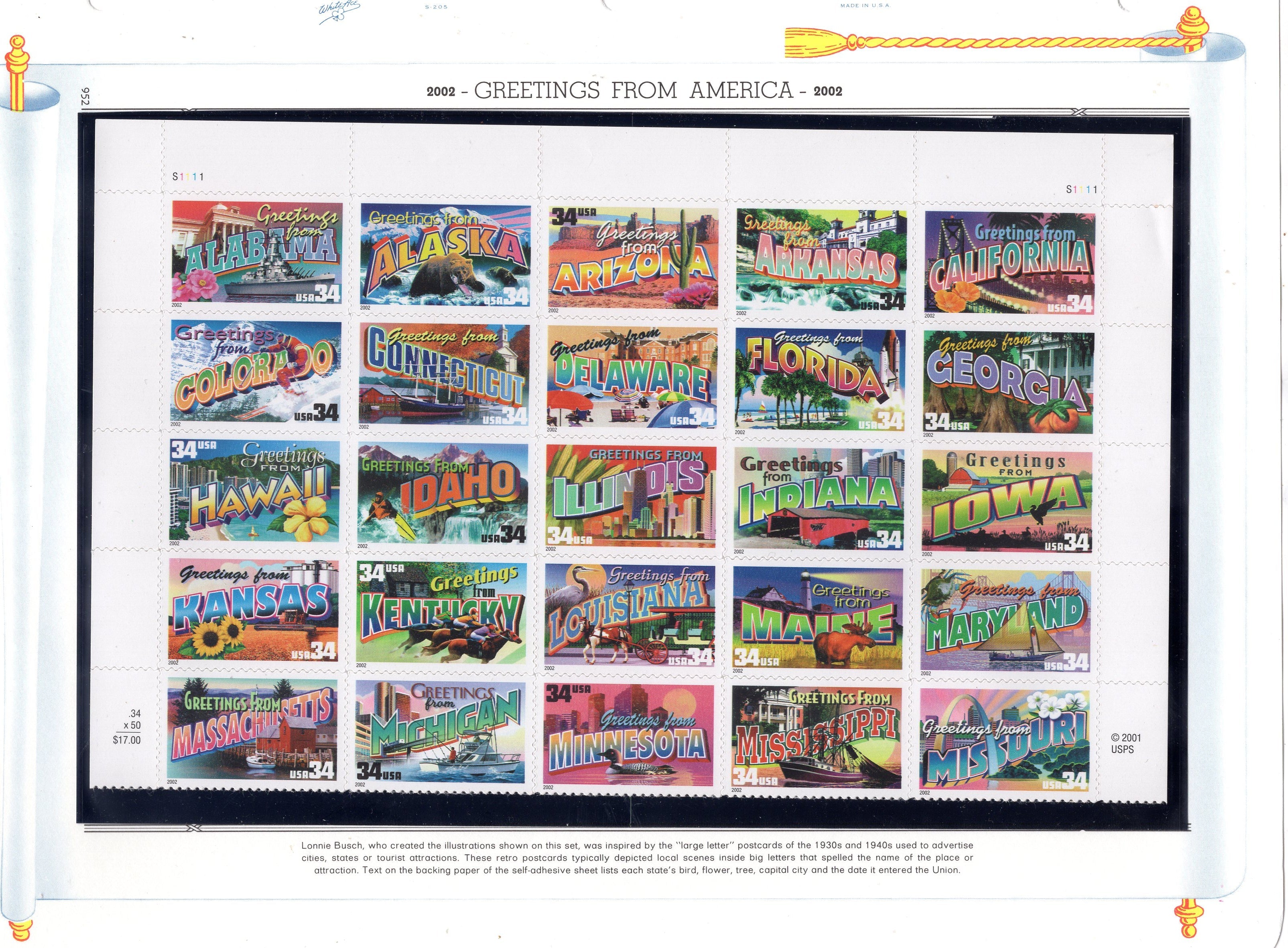 USA THEMATIC and CULTURAL COLLECTIONS – Frank Geiger Sr Stamps of the World